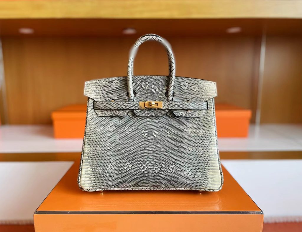 Hermès Birkin Lizard Primary colour Gold Hardware 25cm Full Handmade ...